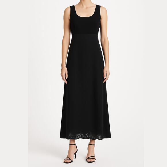 Masliyah Nusbalm | Dresses | Vtg Masliyah Nusbaum Dress 6 Black Floral ...